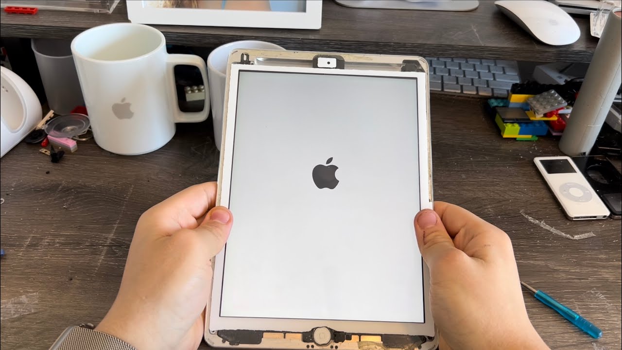 New transparent Apple iPad screen mod!! - YouTube