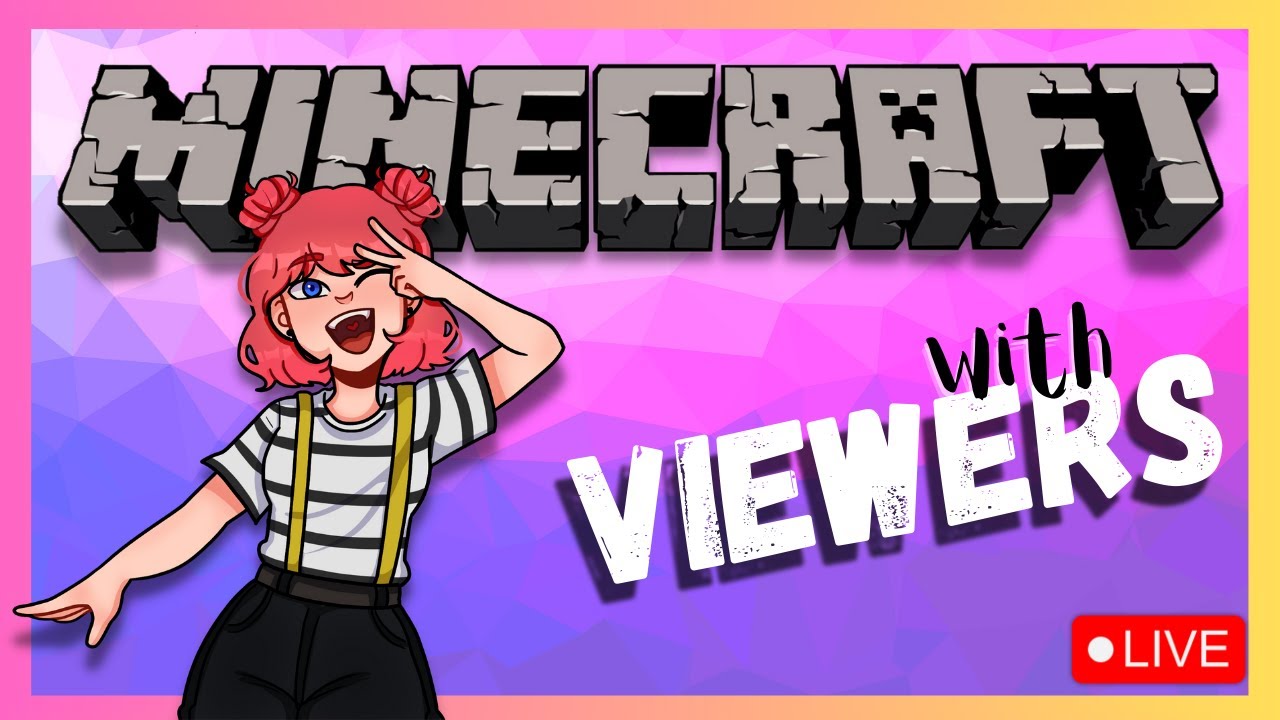 Playing Minecraft with Viewers - YouTube