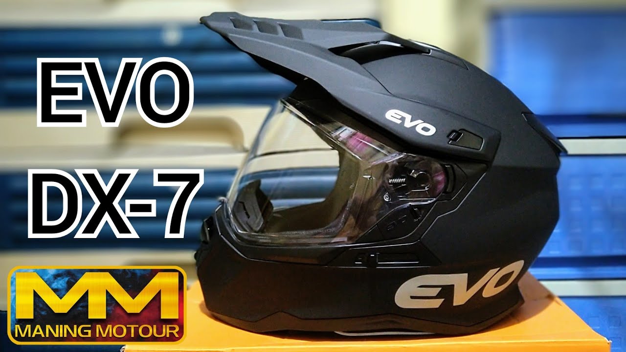 Evo DX-7 Dual Sport Helmet - YouTube