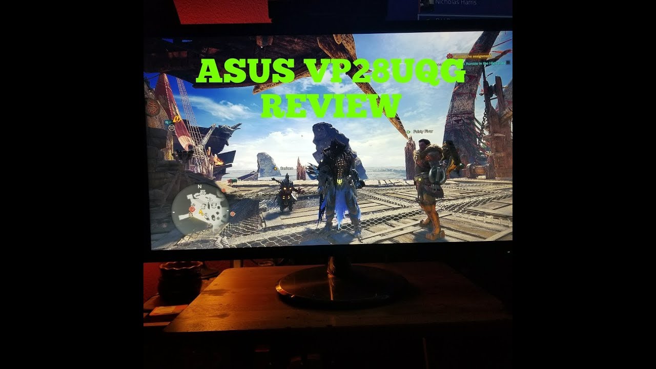 ASUS VP28UQG 4K QUICK REVIEW - YouTube