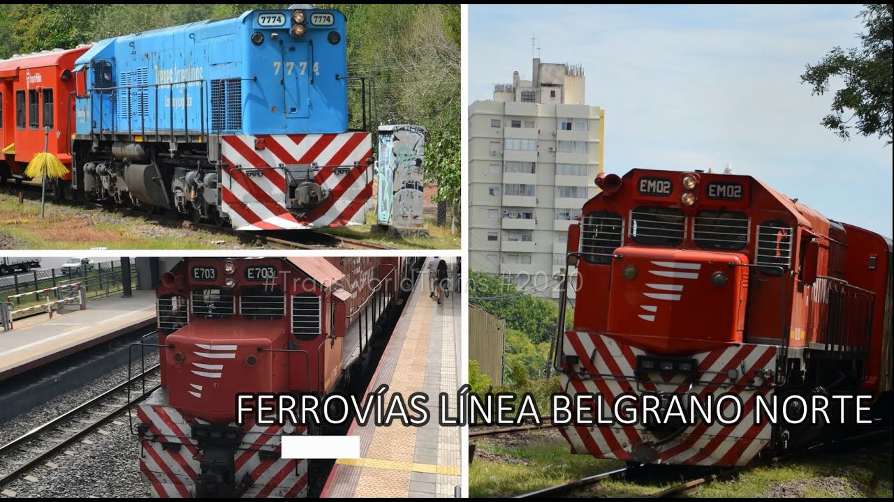 Ferrovías Línea Belgrano Norte 2020 - YouTube