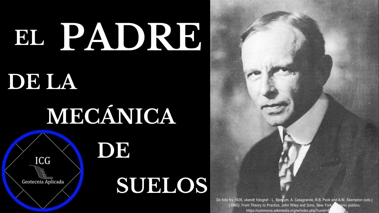 Karl Von Terzaghi: El PADRE de la Mecánica de Suelos - YouTube