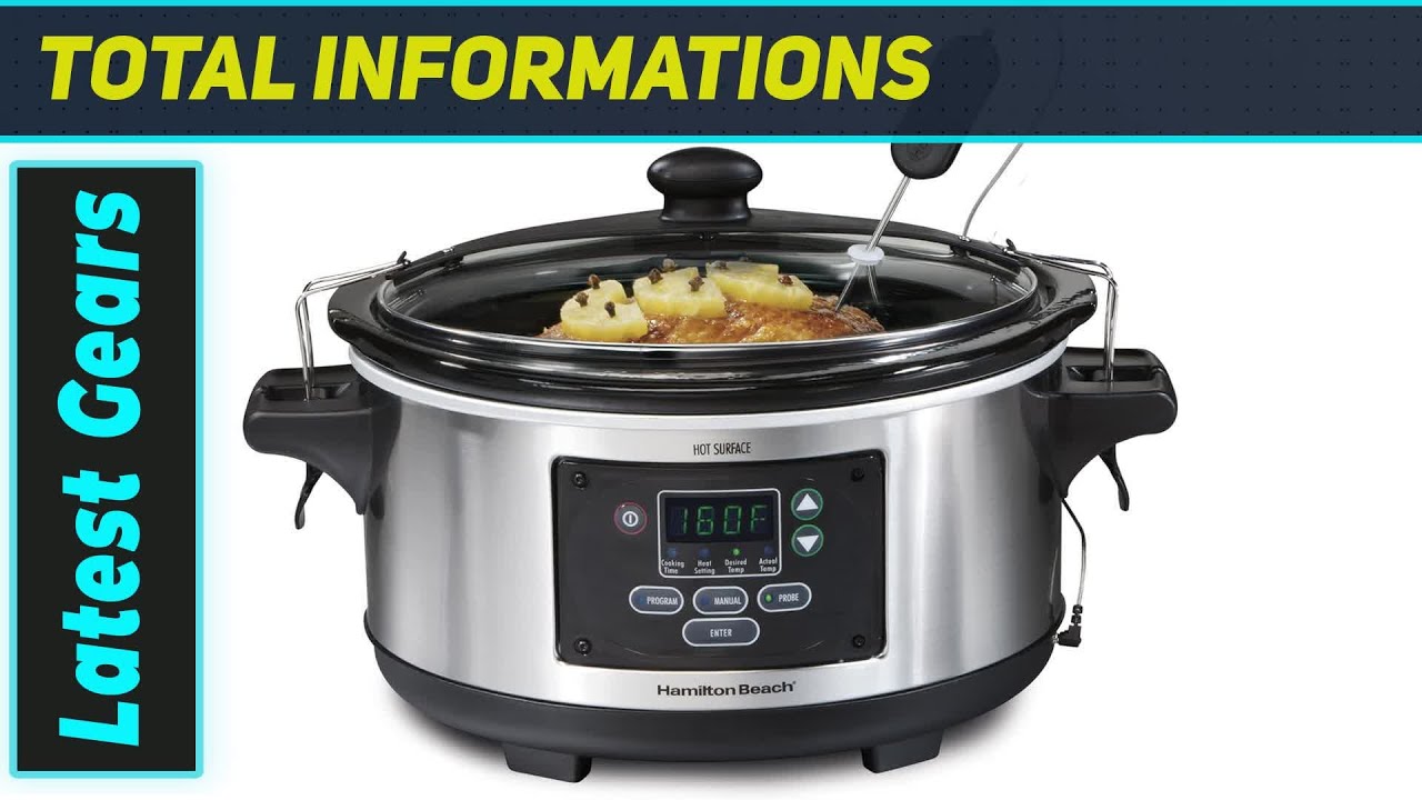 Hamilton Beach Slow Cooker: The Ultimate Cooking Companion - YouTube