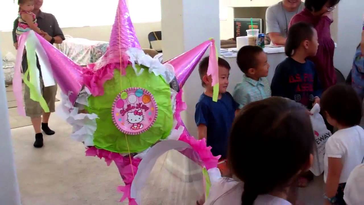 Hitting the Pinata - YouTube