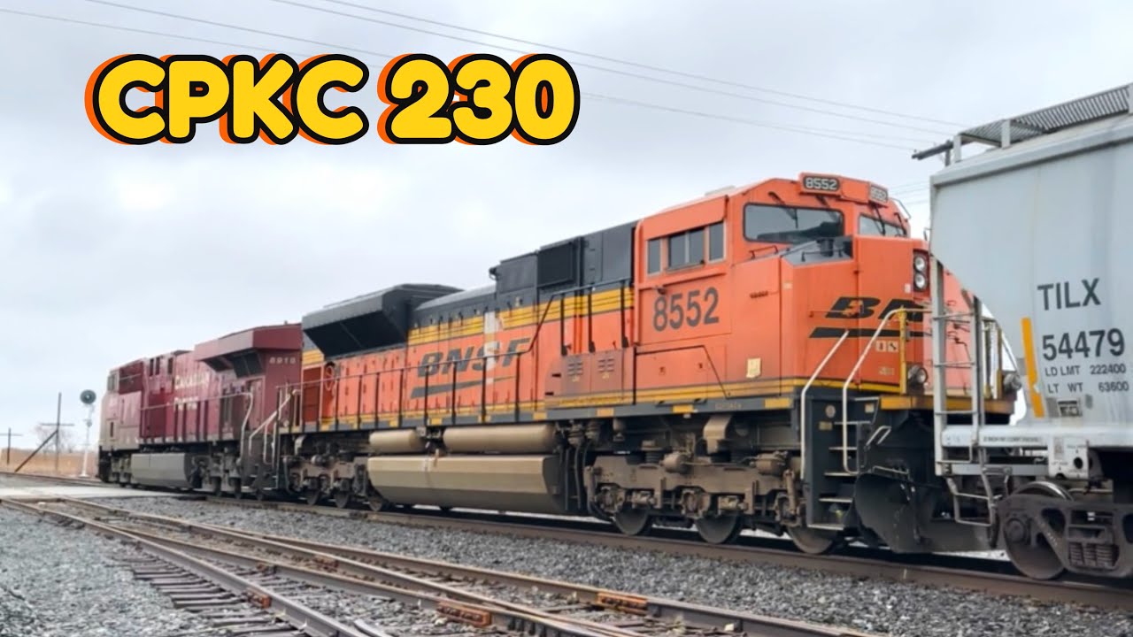 CPKC 230 east thru Tilbury. 12-02-2023 - YouTube