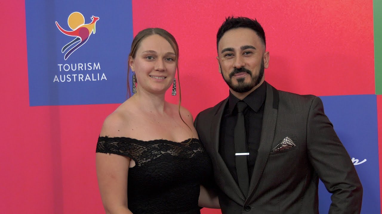 Ashwin Gore 2022 G'Day AAA Arts Gala Red Carpet in Los Angeles - YouTube