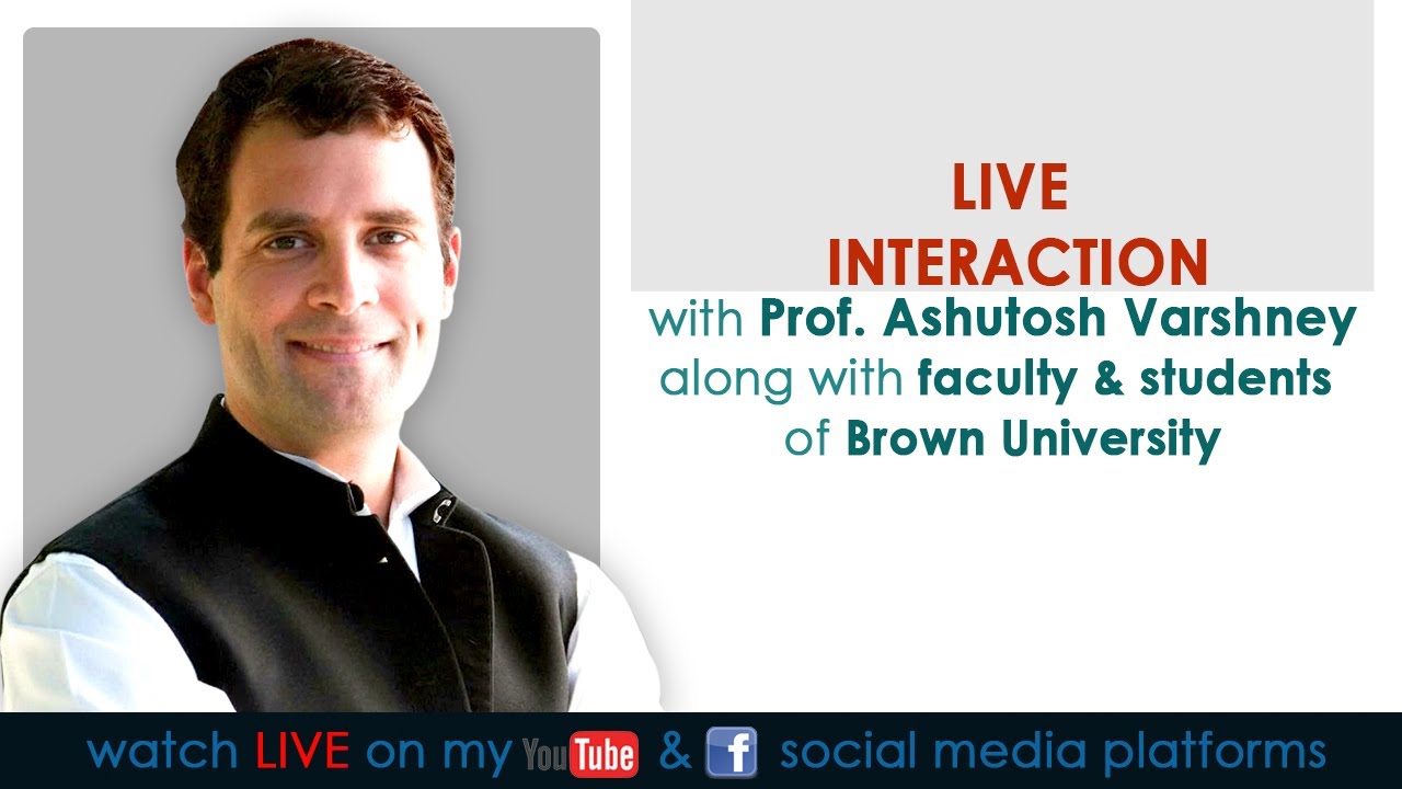 Live: Interaction with Prof Ashutosh Varshney, faculty & students of ...