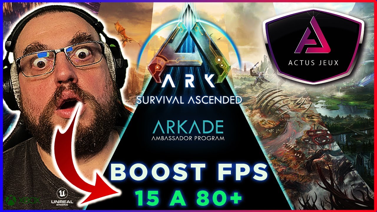 ARK SURVIVAL ASCENDED : Comment optimiser et booster vos FPS/performances - YouTube