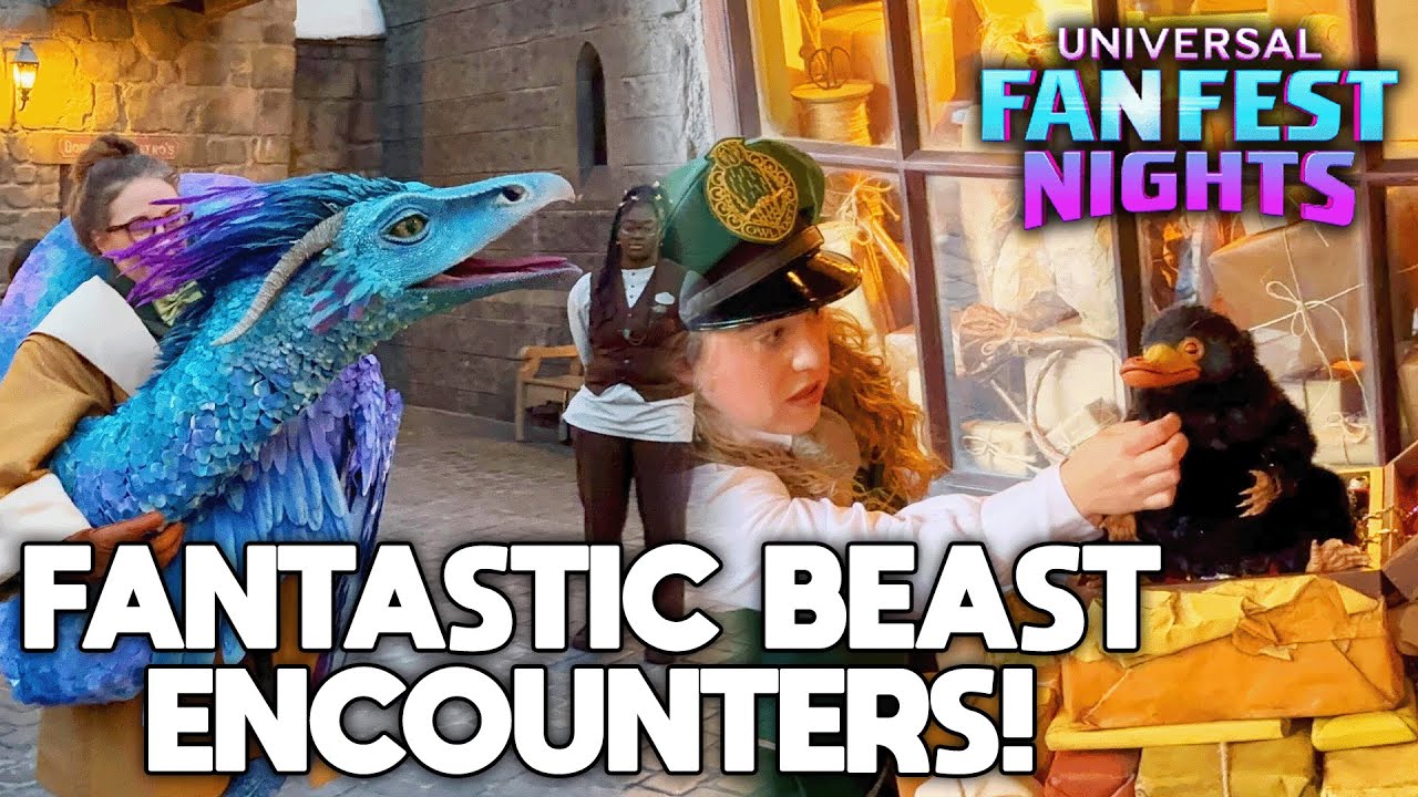 Niffler, Occamy, and Baby Dragon Encounters in Wizarding World of Harry ...