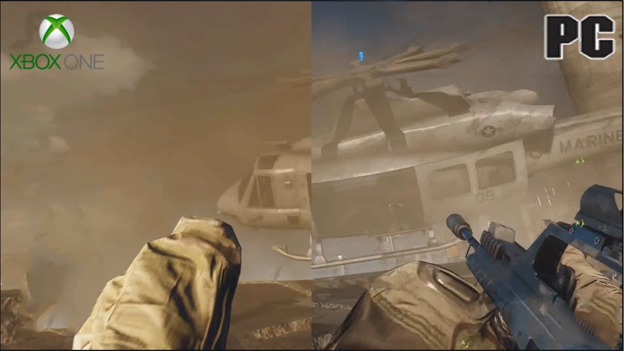 Battlefield 4: Xbox One vs PC - Graphic Comparison - YouTube