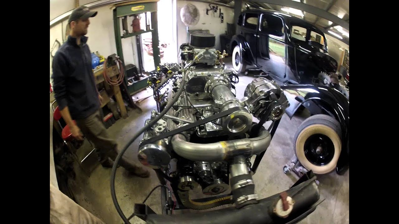 Blown '48 Lincoln V-12 - YouTube