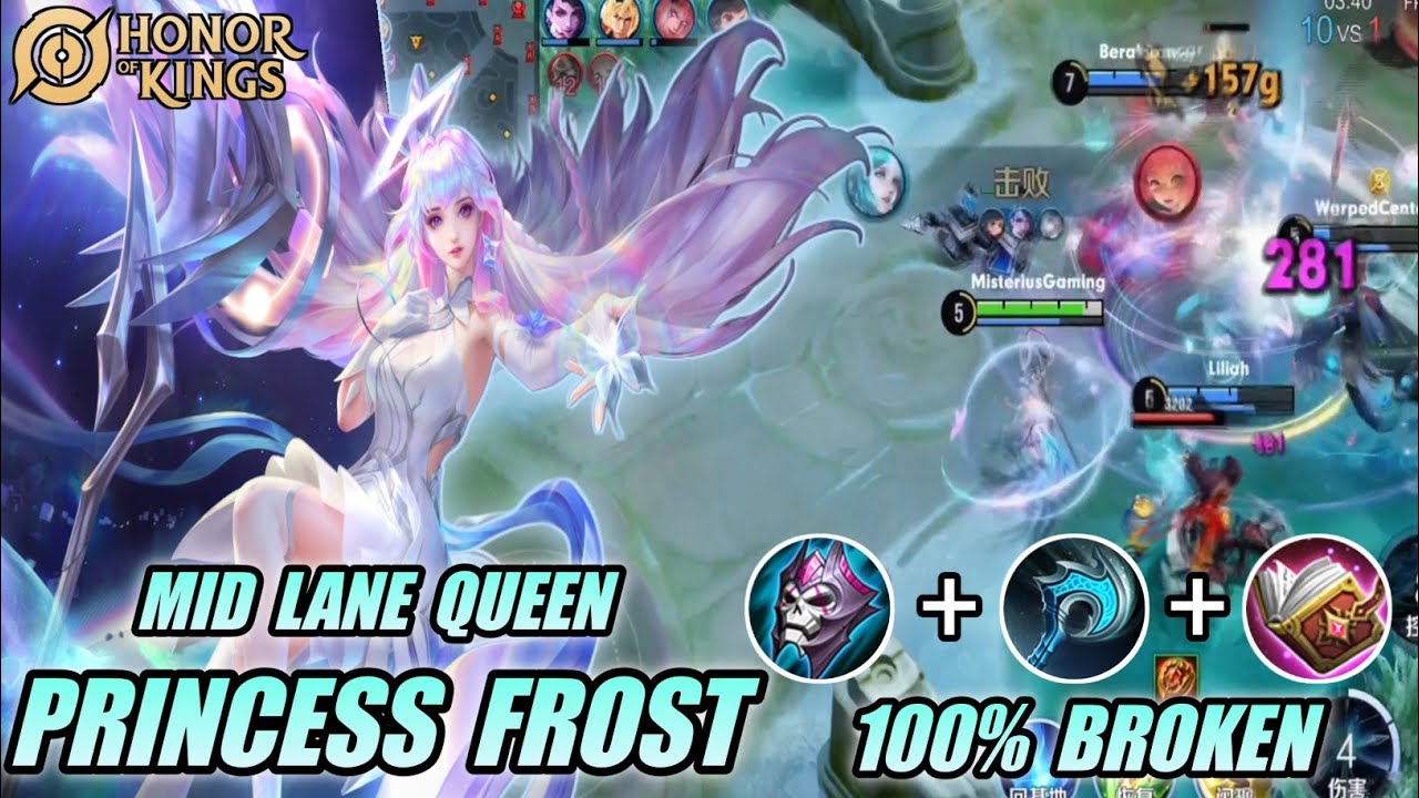 PRINCESS FROST Mid Lane Queen | Best Strategy & Technique Gameplay ...