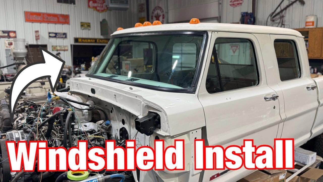 Windshield Install on My Ultimate Crew Cab Project Tips & Tricks For A ...