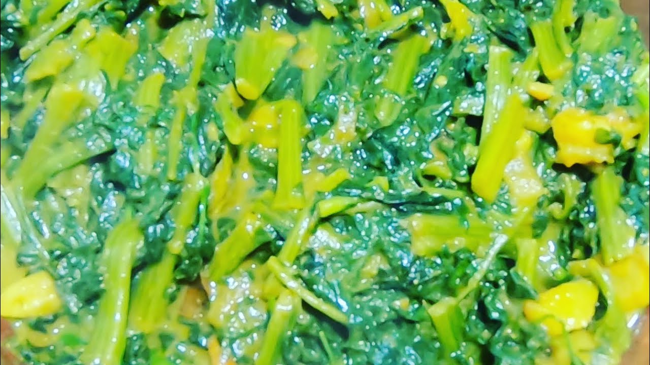 Easy Palong Shaag/Shaak Recipe - পালং শাক Bangladeshi Spinach Curry ...