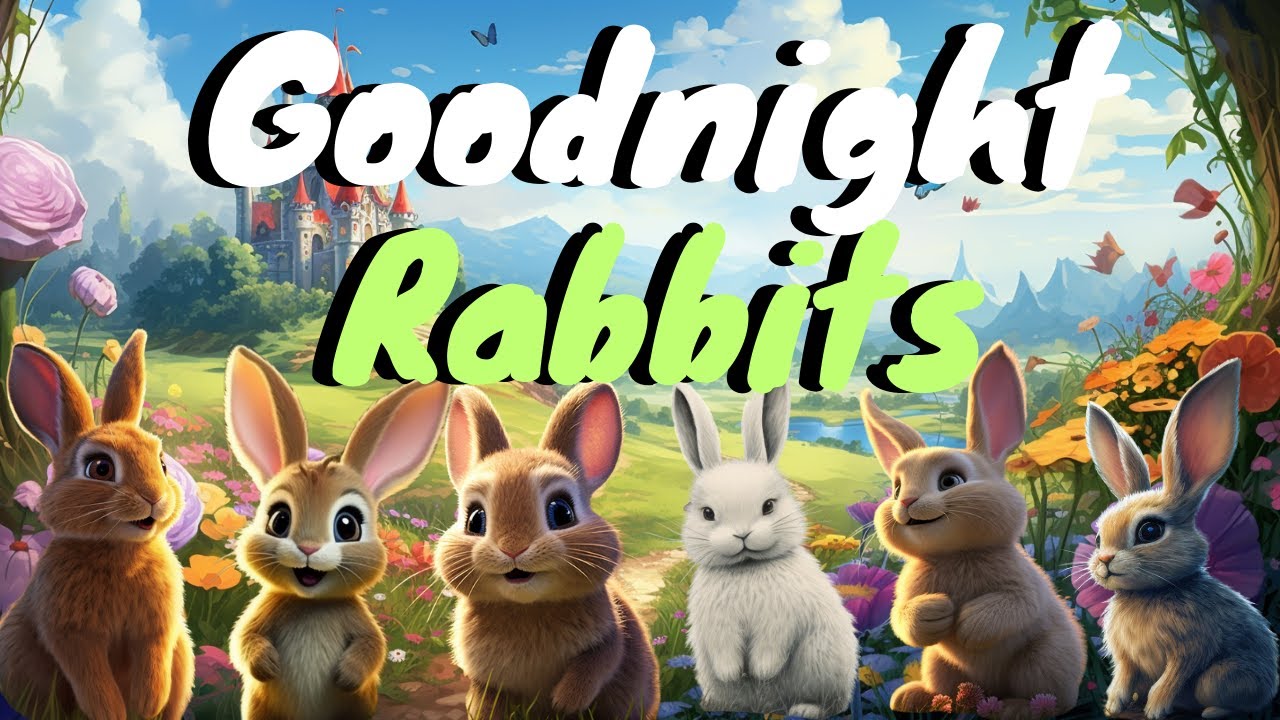Goodnight Rabbits Bedtime Story🐇🌿 Nighty Night Stories for Babies 🌙Good ...