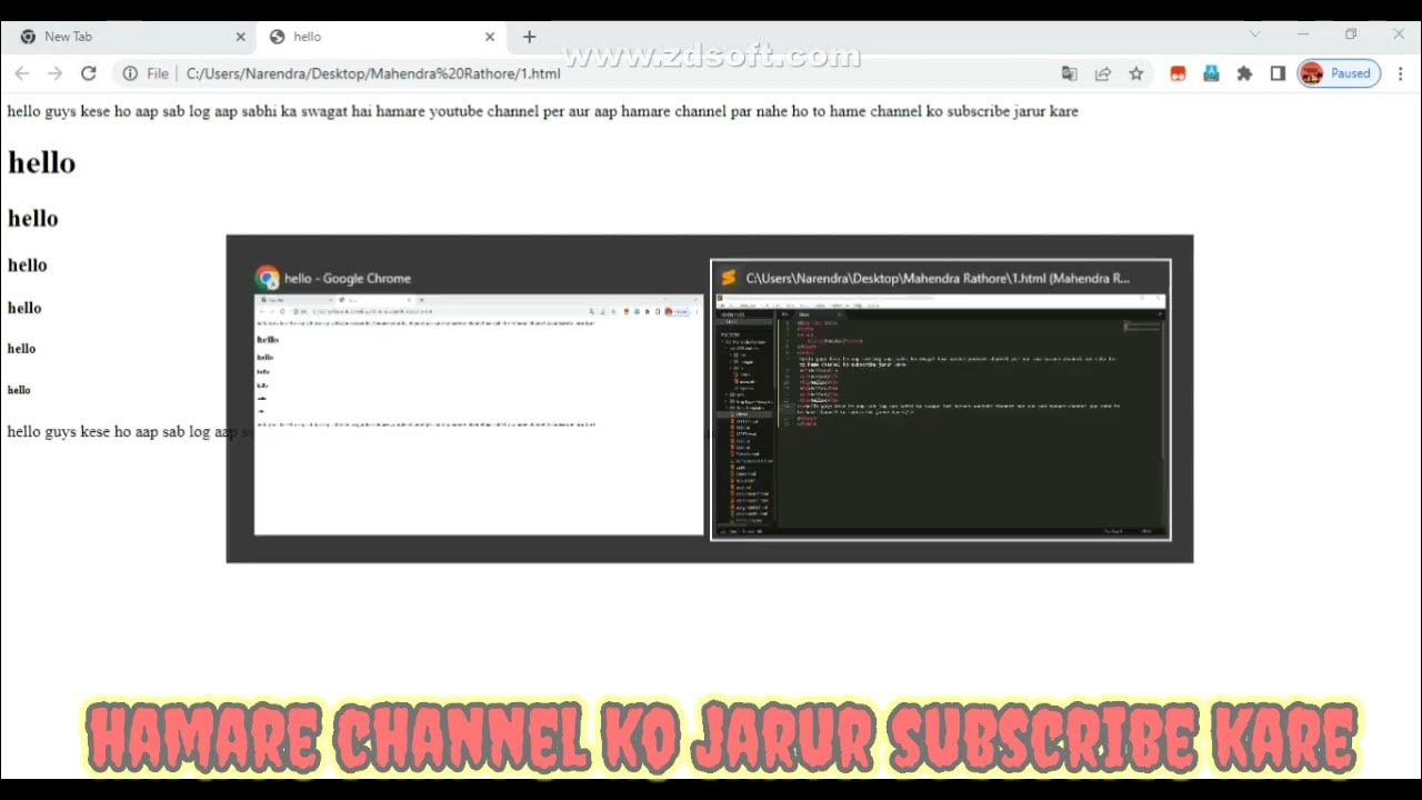 HTML full course in hindi part 1|html kese sikhe| how to html ...