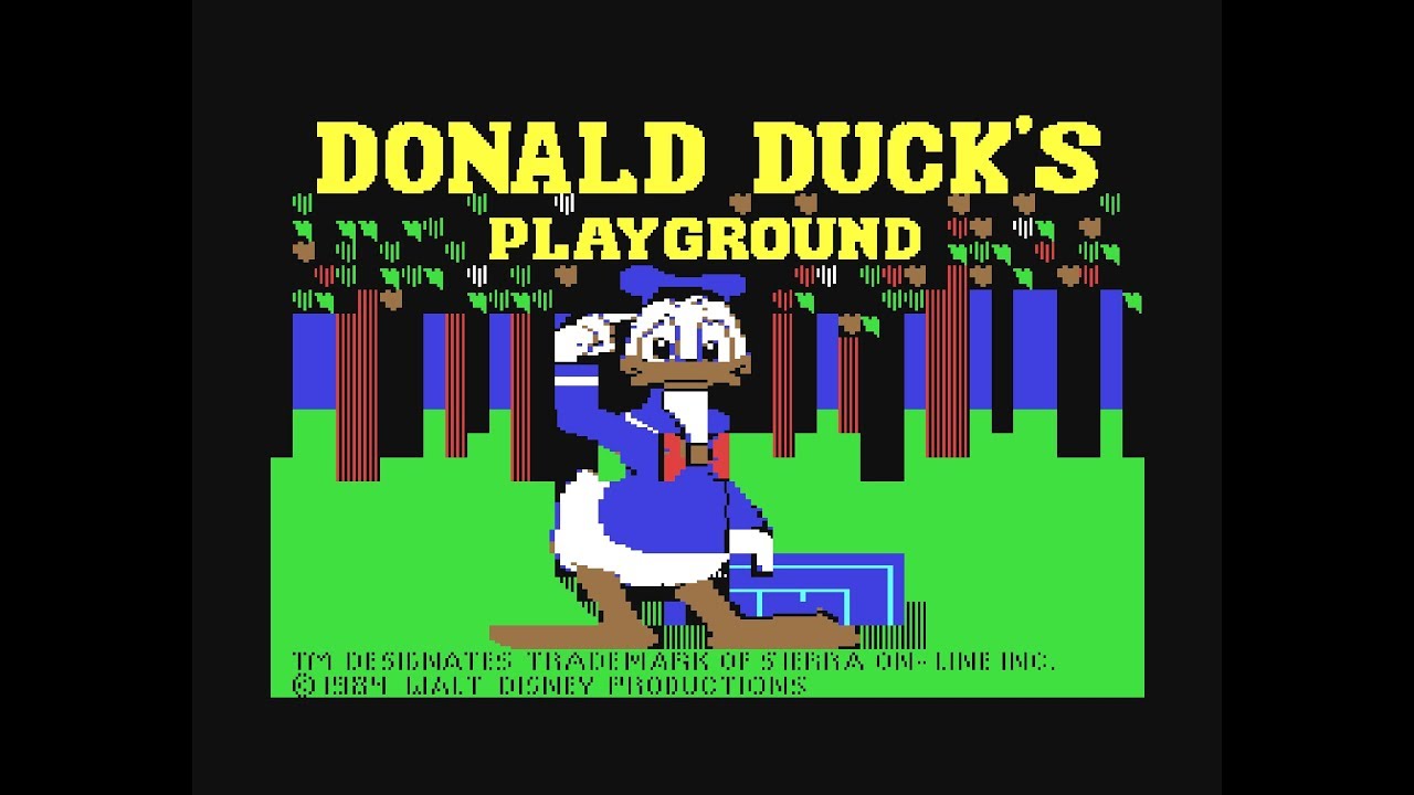Donald Ducks Playground (C64, 1984) - YouTube