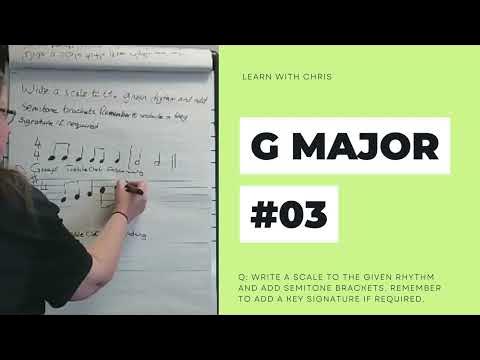 G Major Treble Clef 1 Octave Scale - YouTube