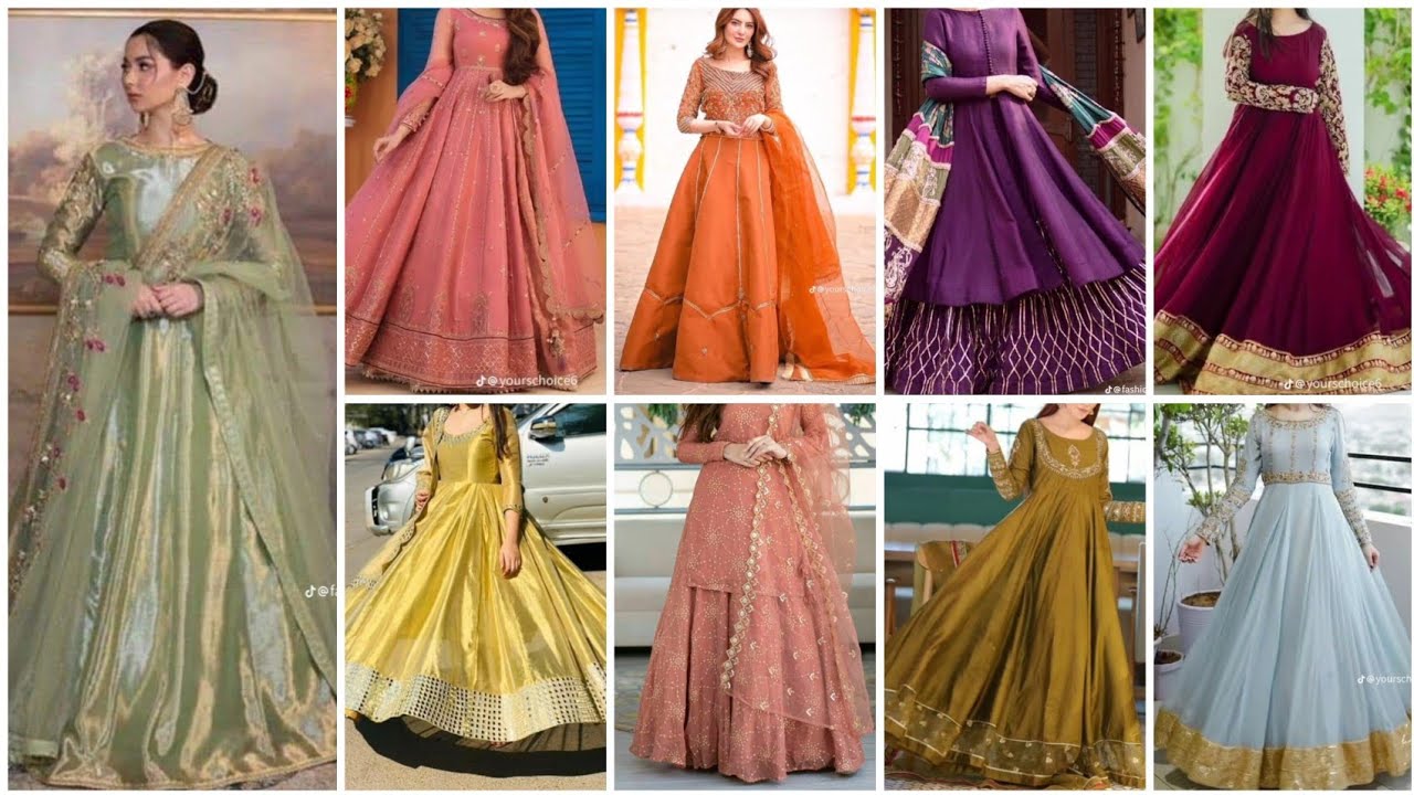 Fancy Maxi Designs For Bride And Groom's Sister- Beautiful Color ...