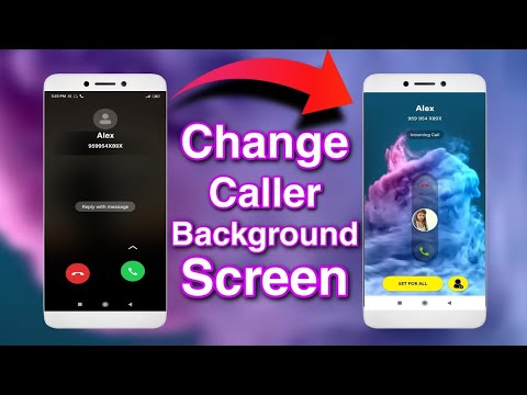 How to change caller screen background in any android mobile | Change ...