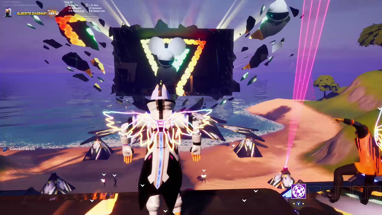 Concierto de DeadMouse en Fortnite en xbox one (parte 1) - YouTube