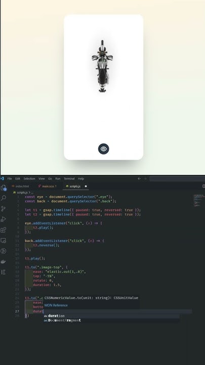 Gsap Timeline Animation Shorts Javascript Css Html Gsapanimation Youtube