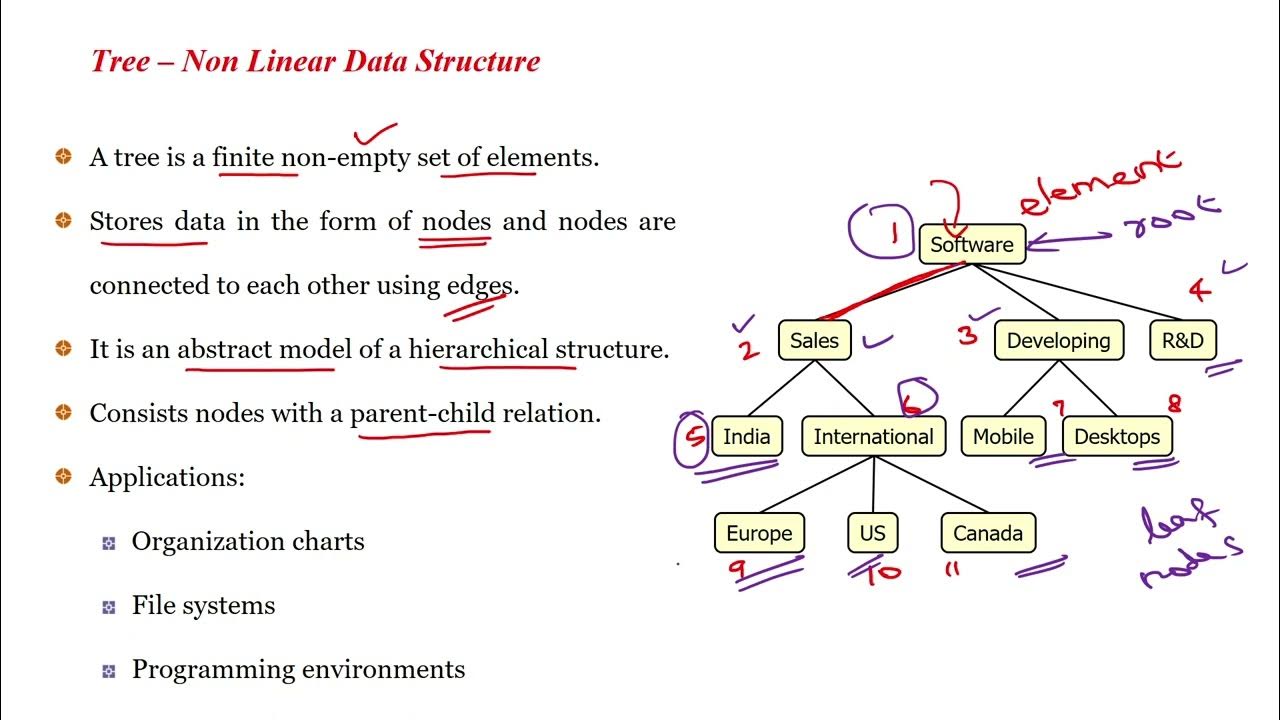 52 Tree - Non Linear Data Structure Introduction - YouTube
