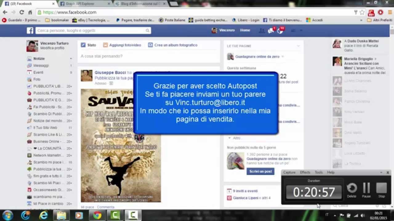 Facebook Auto Post Group Video Tutorial - YouTube