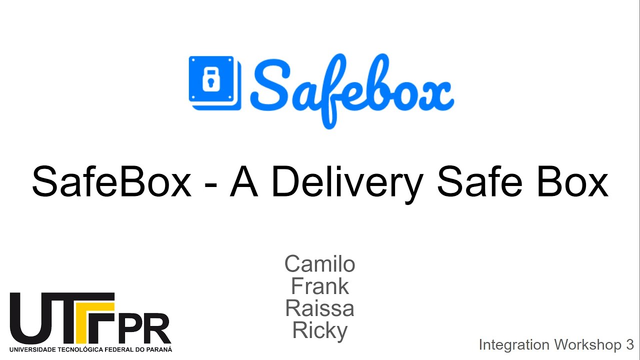 Safe Delivery Box - Integration Workshop 3 ‐ UTFPR - YouTube