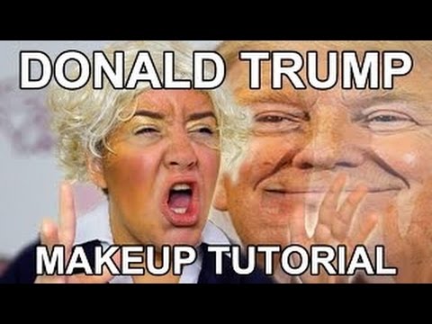 DONALD TRUMP MAKE UP TUTORIAL - YouTube