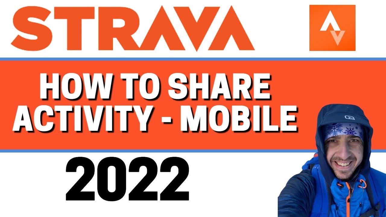 Strava Mobile App - How To Share Activity 2022 - YouTube