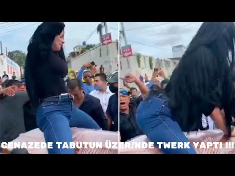 CENAZE TABUTUNUN ÜSTÜNDE TWERK YAPTI!!!