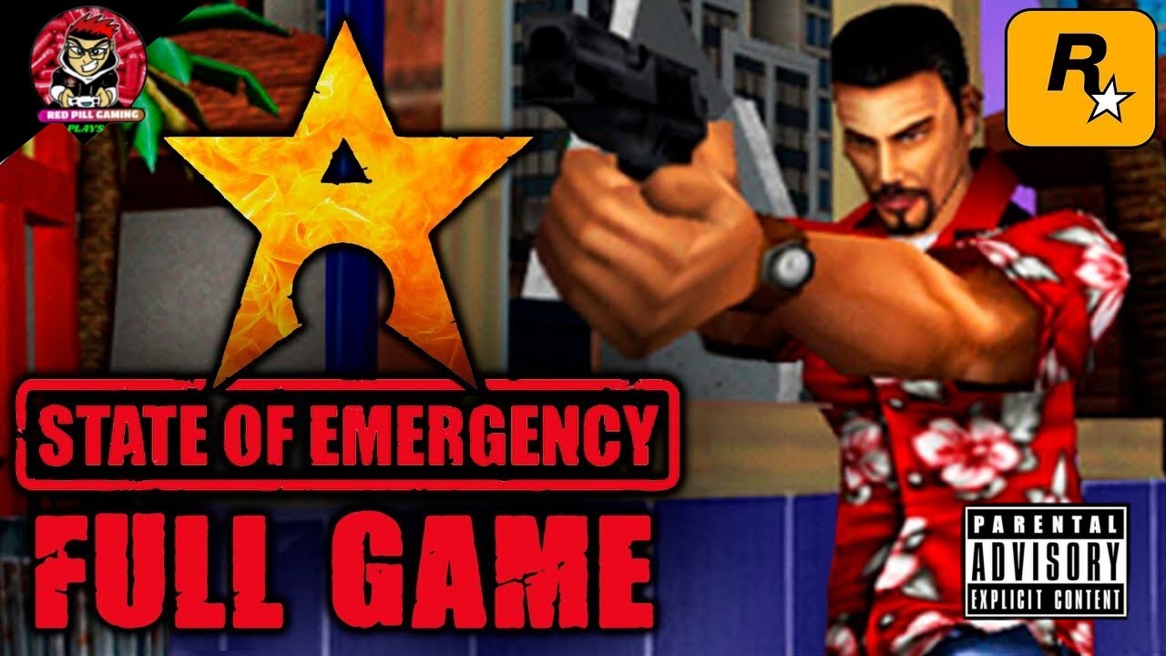 RED PILL RETRO GAMING PLAYS - STATE OF EMERGENCY - GAME PS2 - YouTube