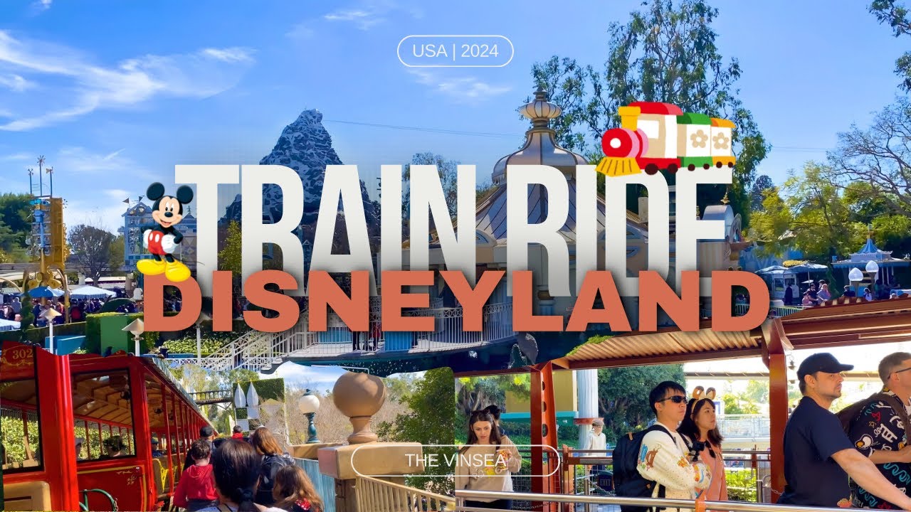 Disneyland Train Ride in Anaheim California USA 🇺🇸 - YouTube