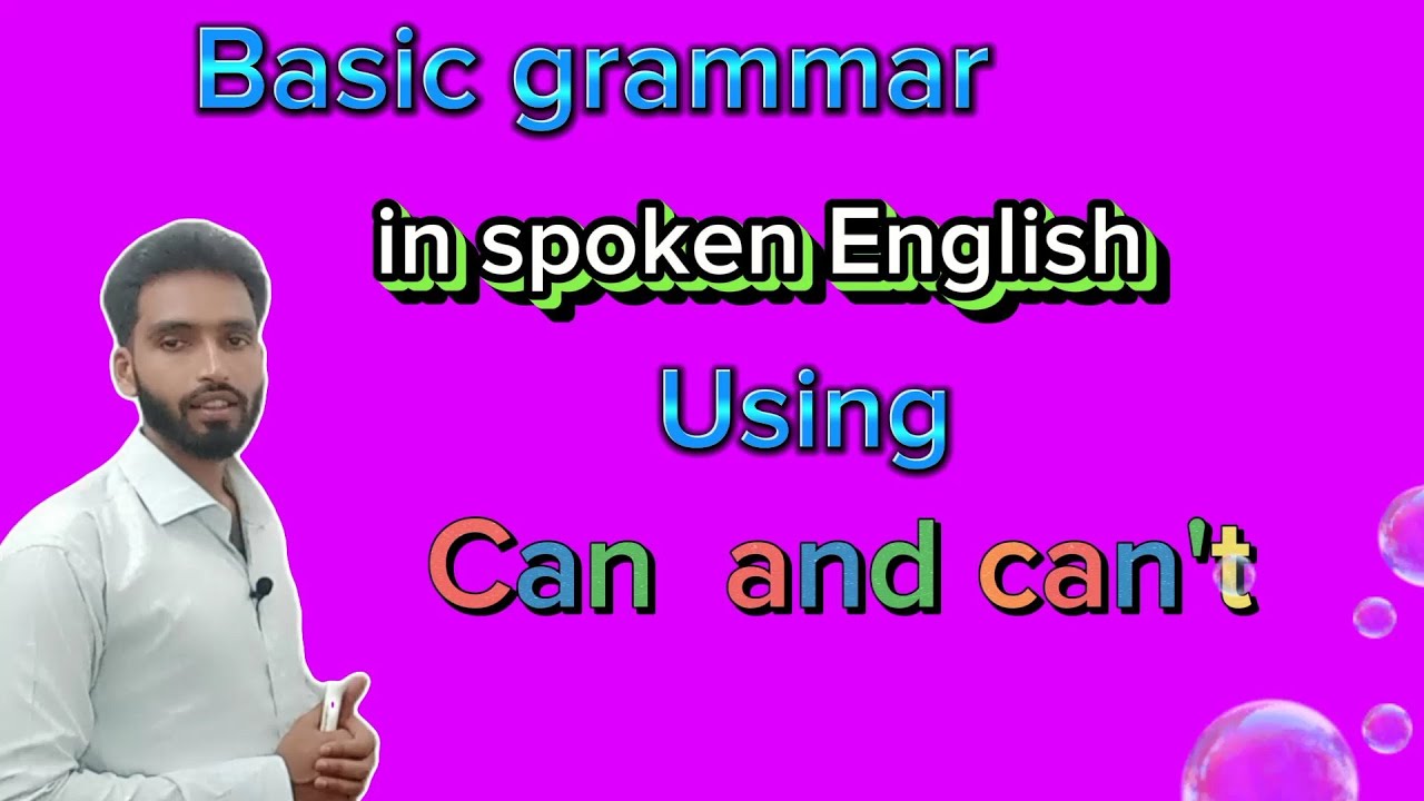 English Pronunciation: Can and Can't - YouTube