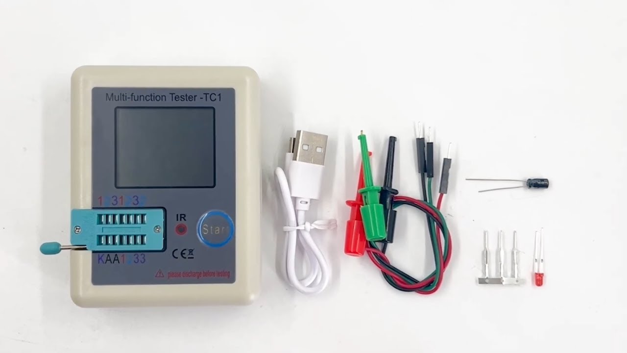 Multifunction Tester LCR-TC1 for testing diodes, capacitors, resistors ...