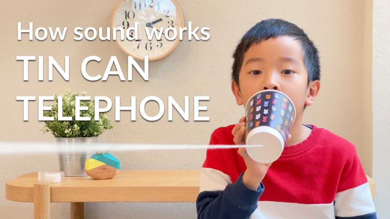 How Sound Works: Tin Can Telephone - YouTube