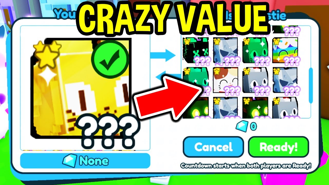 What Do People Trade for a GOLD HUGE PIXEL CAT in Pet Simulator X - YouTube