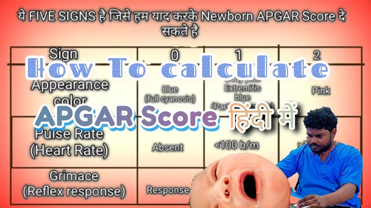 How To Calculate APGAR Score | Pediatrics In Hindi ( हिंदी में ) - YouTube