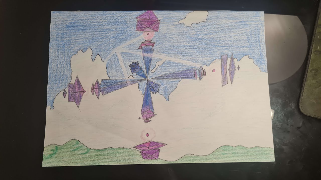 Ramiel Timelapse Drawing Evangelion - YouTube