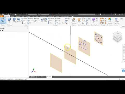 Autodesk Inventor - Work Plane Offsets and Lofting In Autodesk Inventor ...
