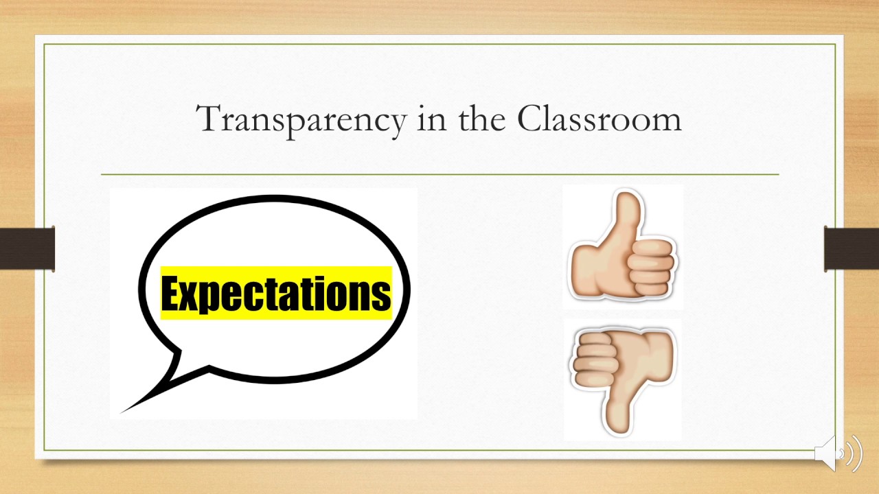 Lesson Planning and Transparency in the Classroom - TA Training Video ...