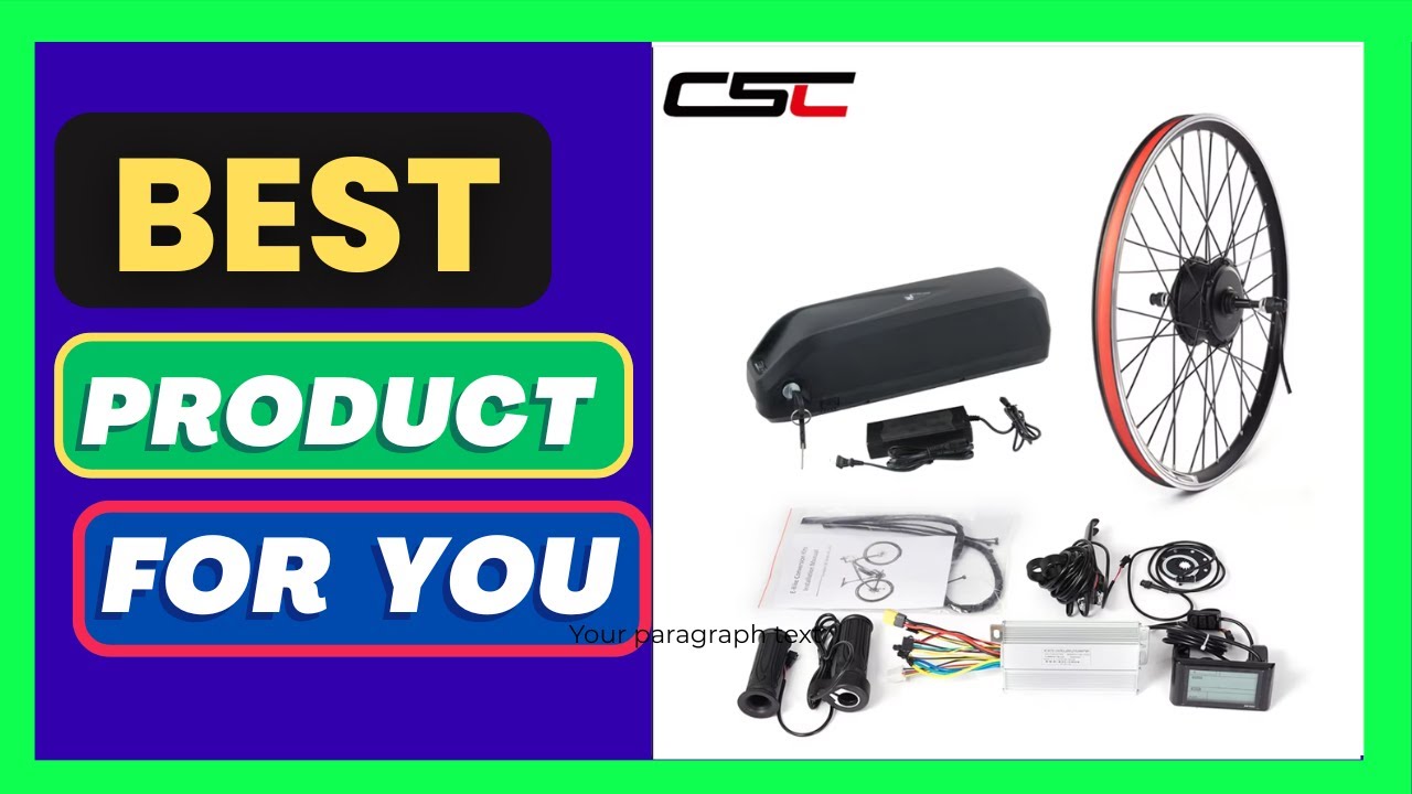 CSC Electric bike Conversion Kit 36V - YouTube
