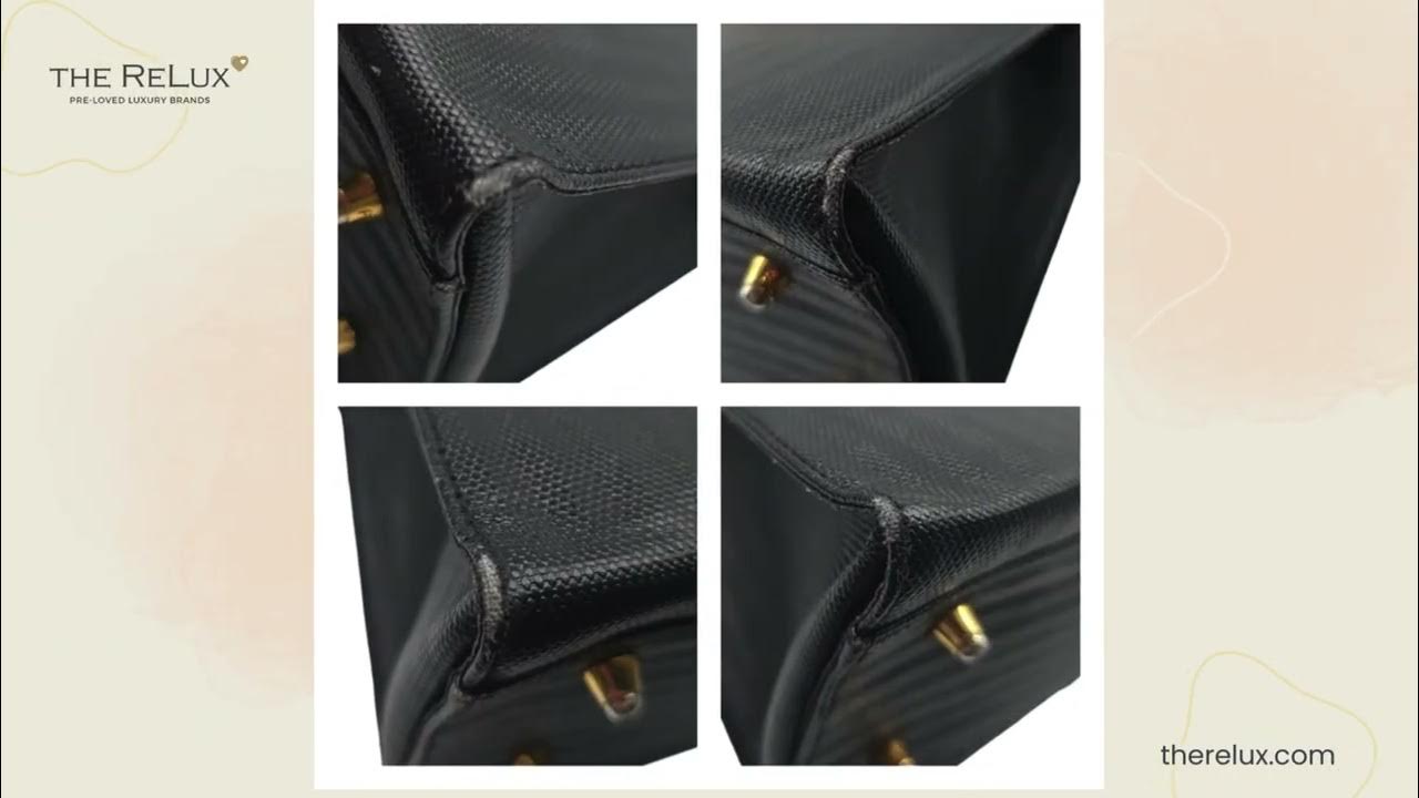 Fendi Vintage SAS Penguin Trapezoid Top Handle Bag | The Relux - YouTube