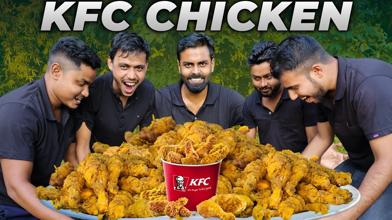KFC CHICKEN | KFC Style Chicken Recipe Cooking in Village | Kfc Style ...