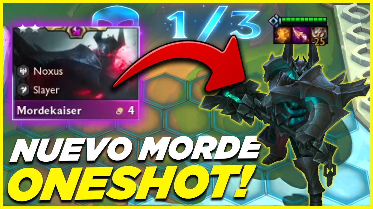 😰 NUEVO MORDEKAISER esta ROTISIMO en TFT SET 9.5 - YouTube