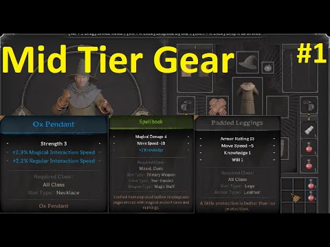 SOLO WIZARD MID TIER GEAR #1 - Dark and Darker - YouTube