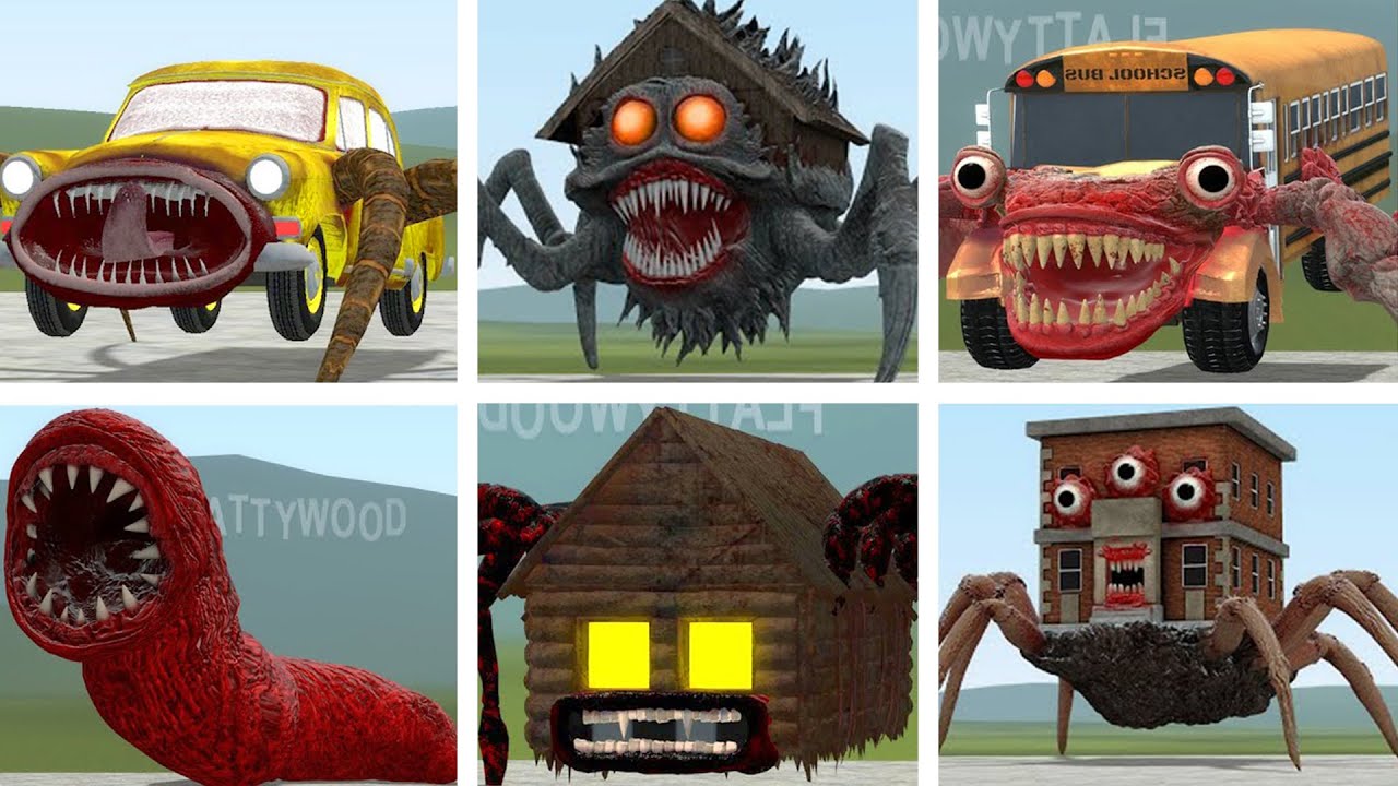 SEA EATER, HOUSEHEAD BUS EATER, BLOOP, BUS EATER BUILDER VS ALL TREVOR ...