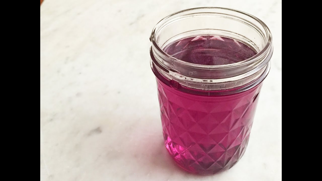 How to Make Violet Syrup - YouTube