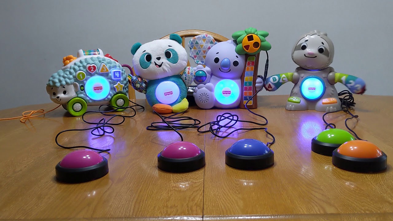 Santa's Switch Adapted Toys - Linkimals Friends - YouTube